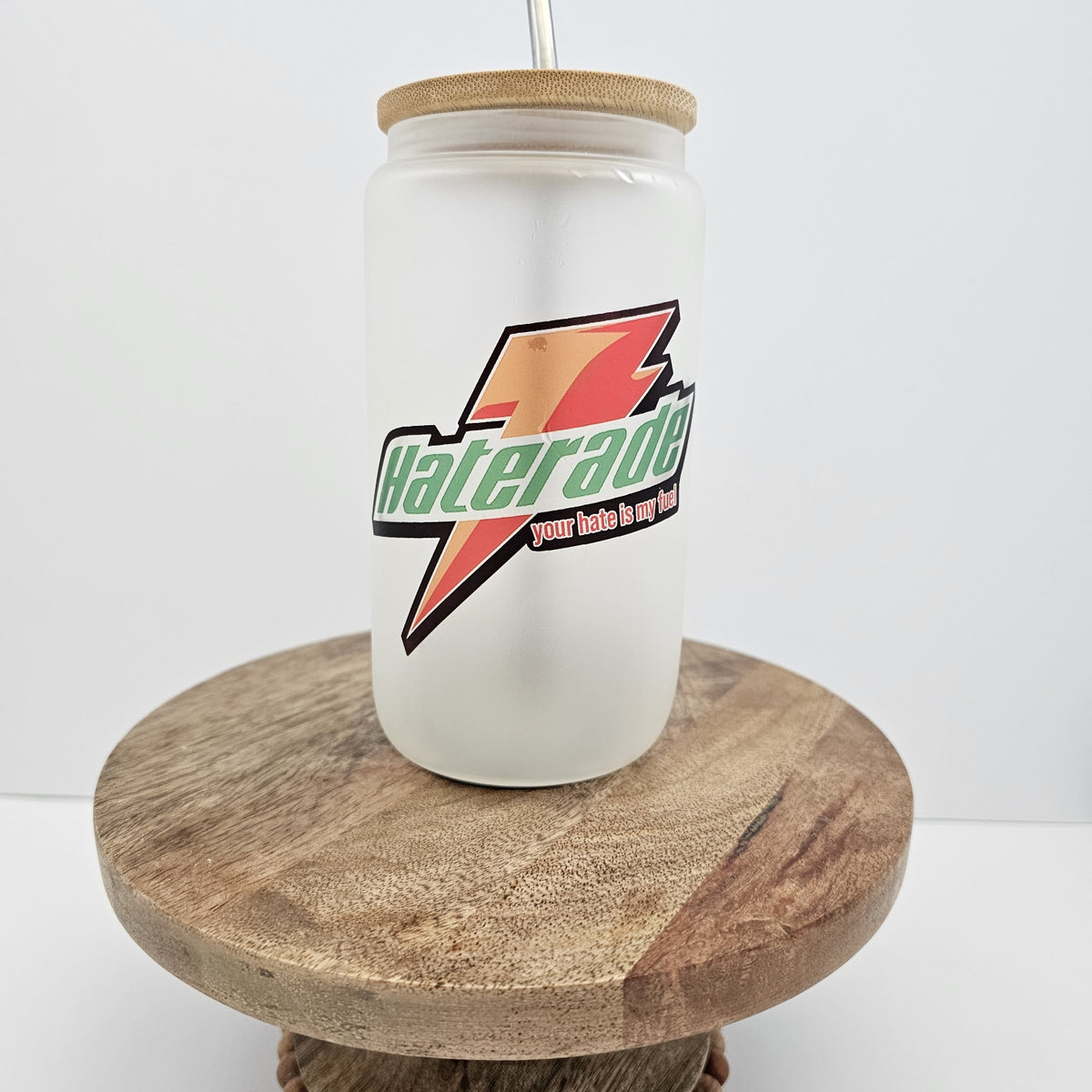 Haterade Drinking Glass – Little Rogue Farm